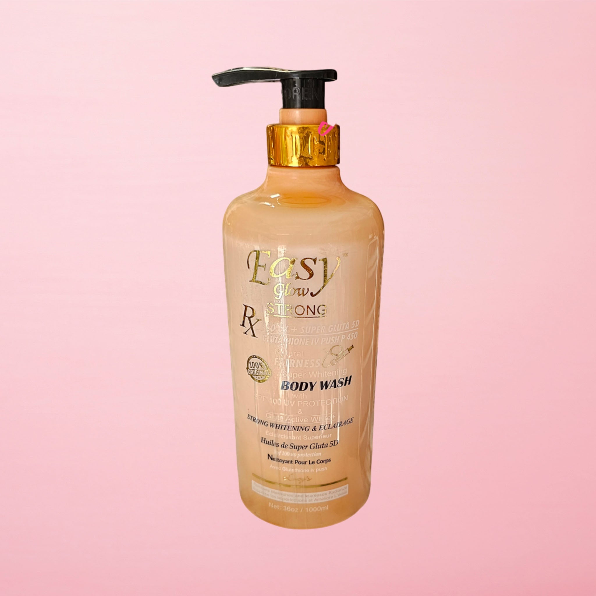 Easy Glow Natural Fairness Super Whitening Body Wash – 1000ml (100% Or ...